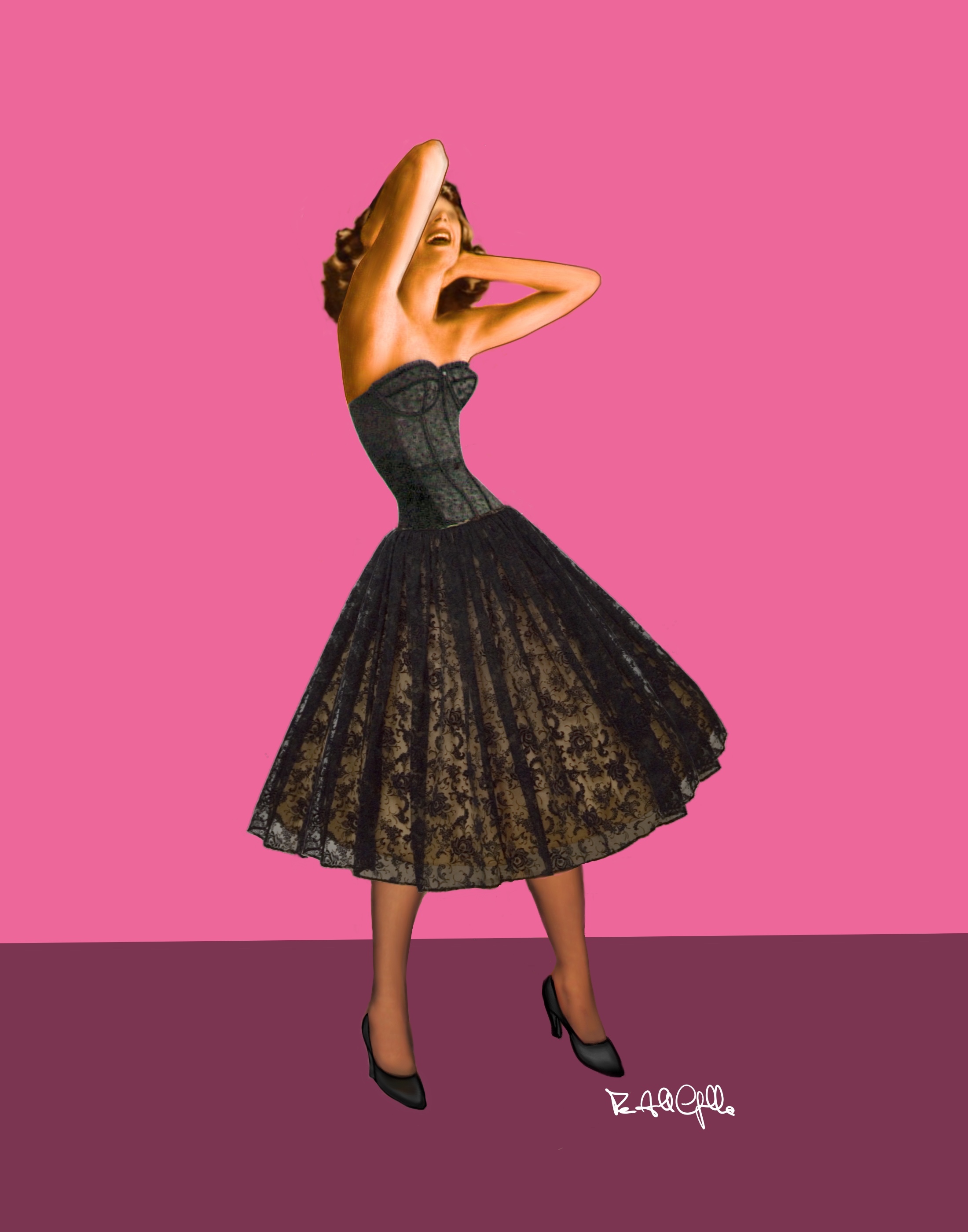 39 1950 black underwear – Maria Adele Cipolla